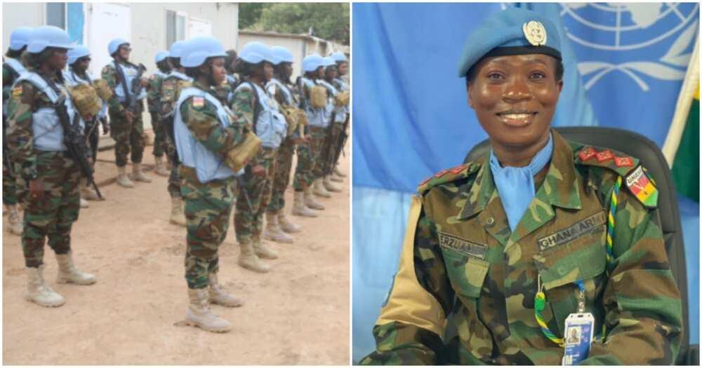 Ghana’s peacekeeper encourages girls to choose career in military - Ghana
