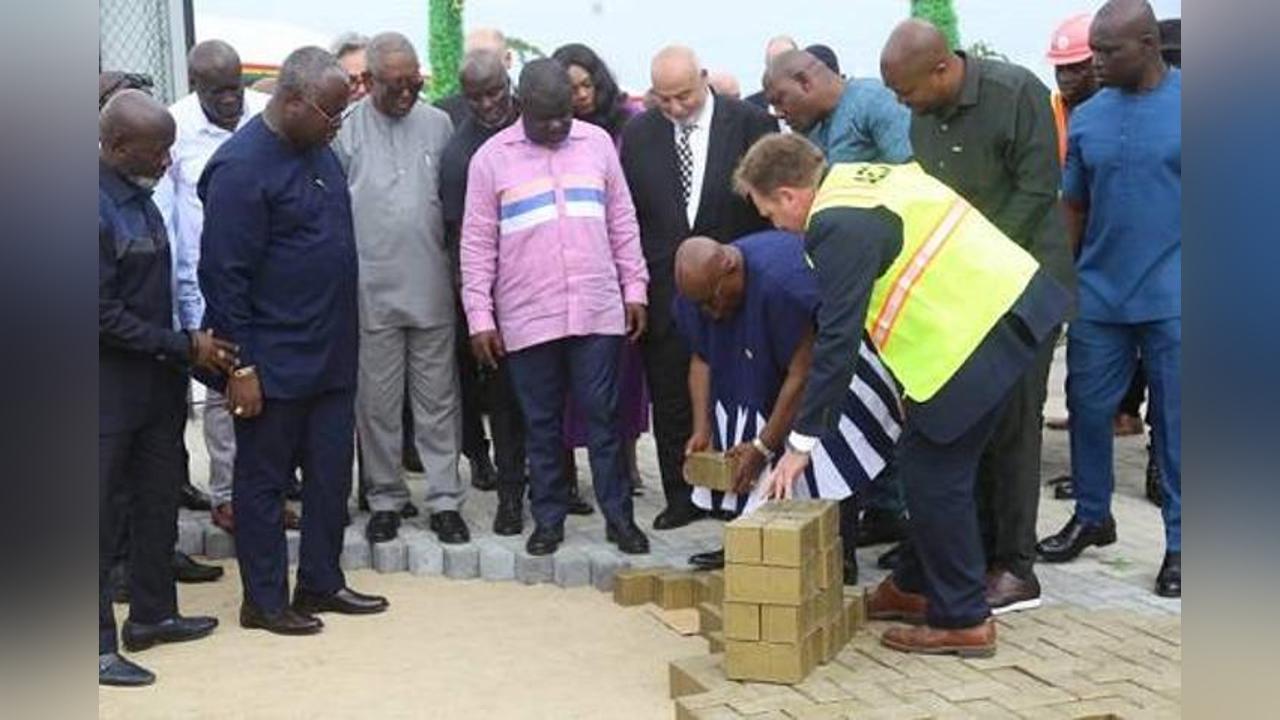 President inaugurates 15 gantry cranes for Tema MPS - Ghana