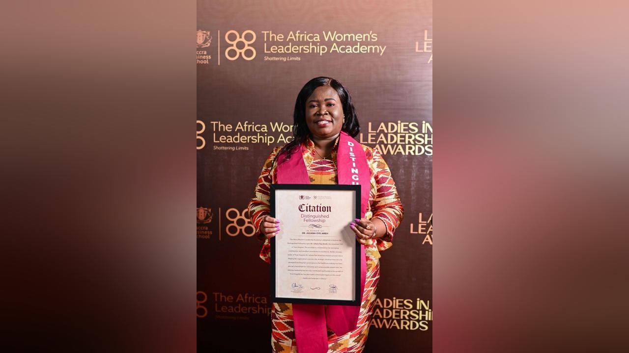 Dr. Juliana Oye Ameh of Trust Hospital receives outstanding Awards at ...