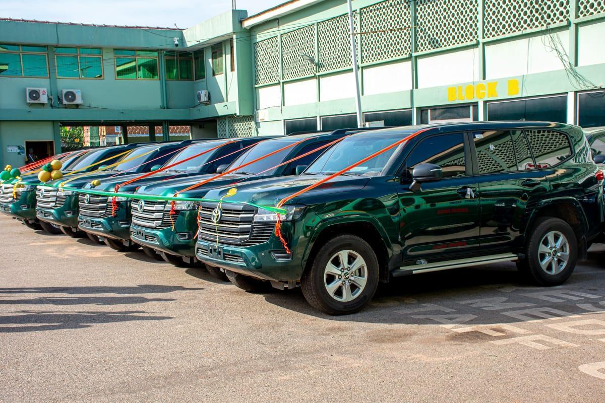 Government gives GIS 30 vehicles to help in border control - Ghana