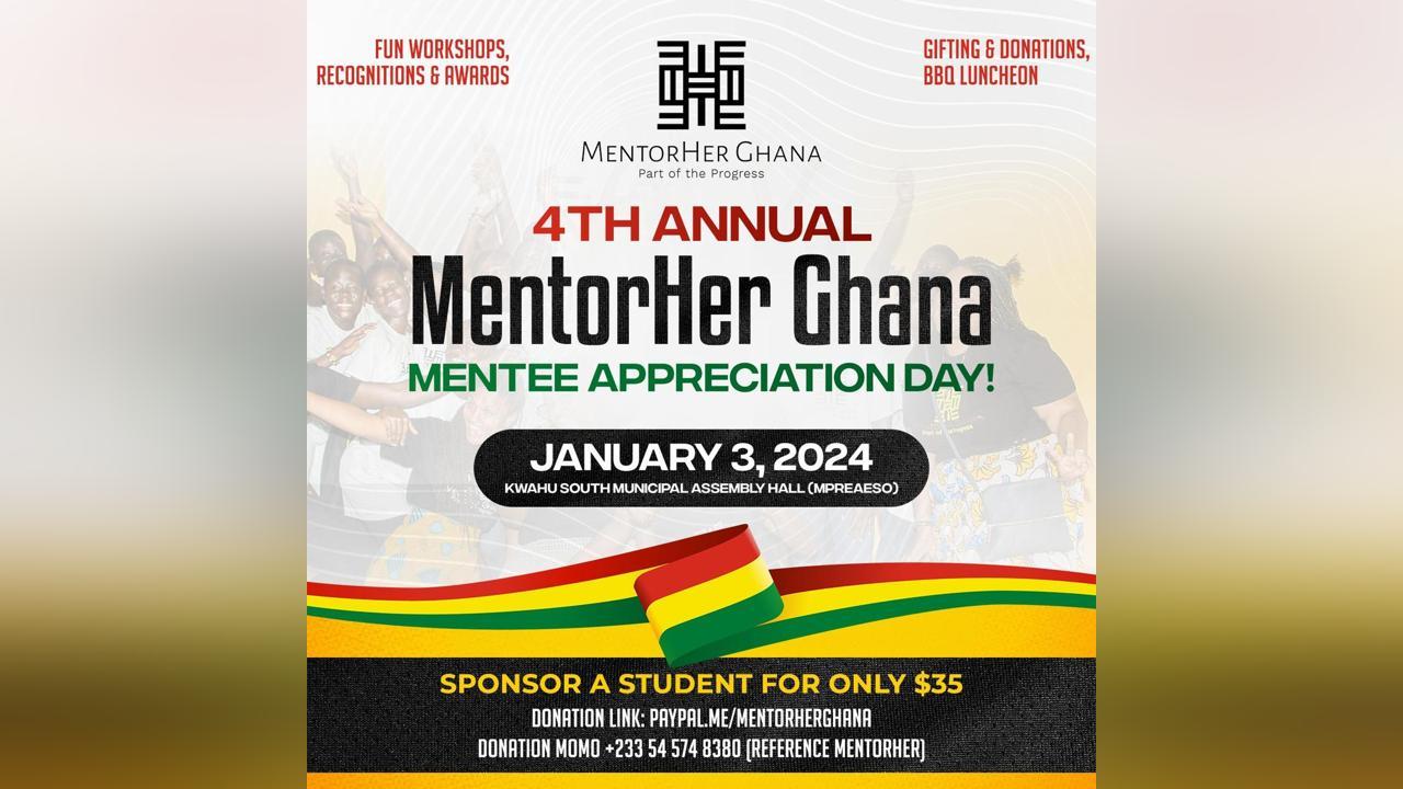 MentorHer Ghana 4th Annual Mentee Appreciation Day in Obomeng Kwahu - Ghana