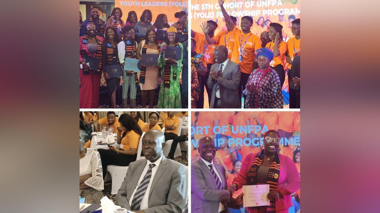 Unfpa Holds Graduation And Induction Ceremony For Yole Cohort 4 And 5