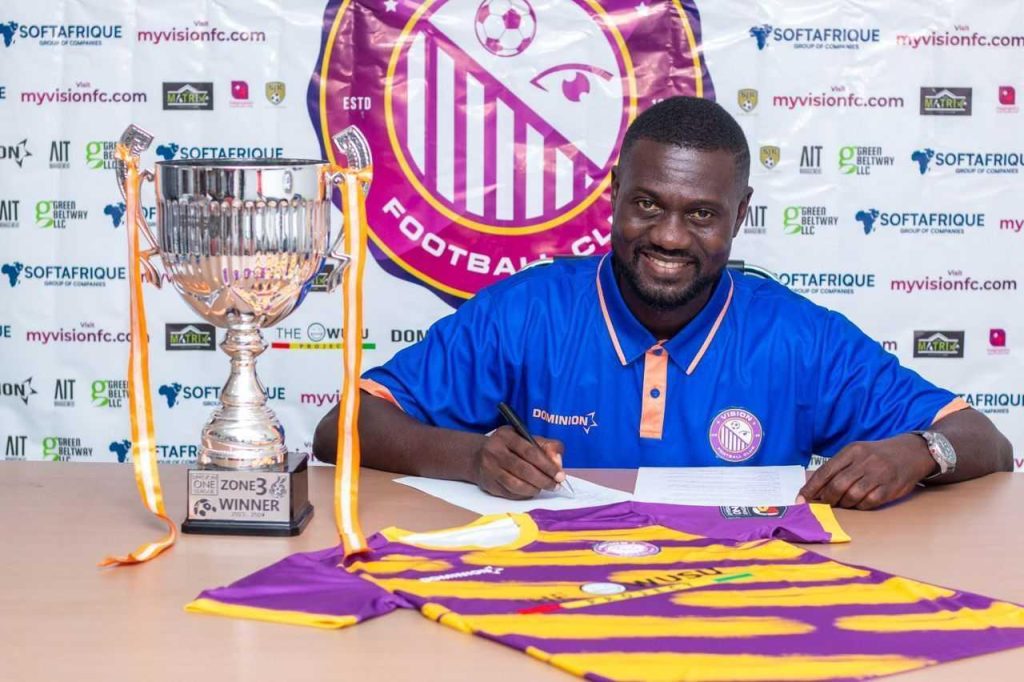 New GPL Club Vision FC Appoint Nana Kweku Agyemang as Head Coach - Ghana