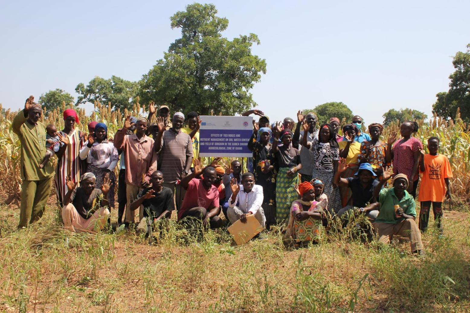 CSIR-SARI Showcases Tied-Ridges, Integrated Soil Fertility Management ...