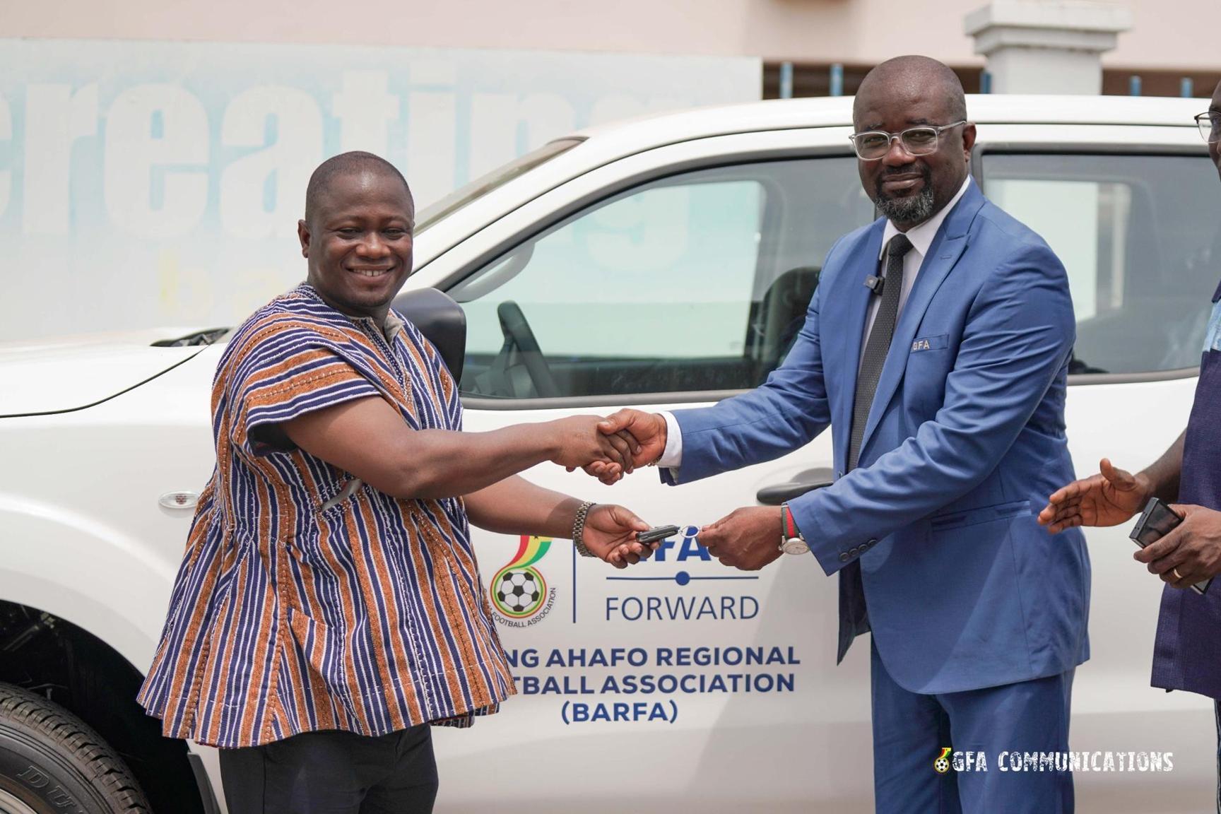 FIFA Forward Program: GFA Hands over Vehicles to Regional Football ...
