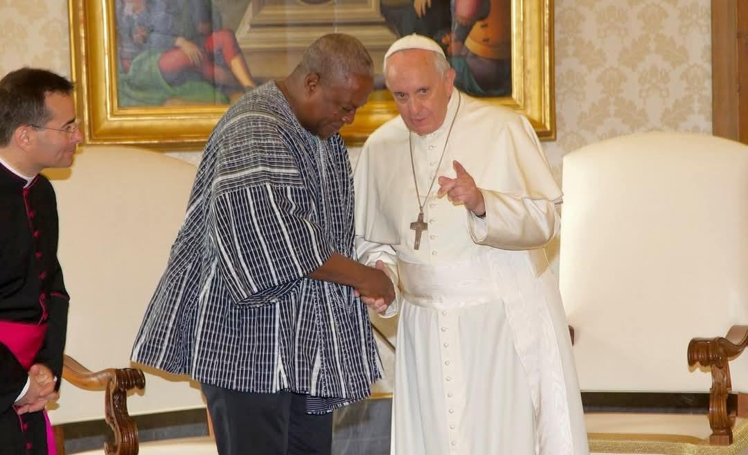 President Mahama Mourns Pope Francis - Ghana