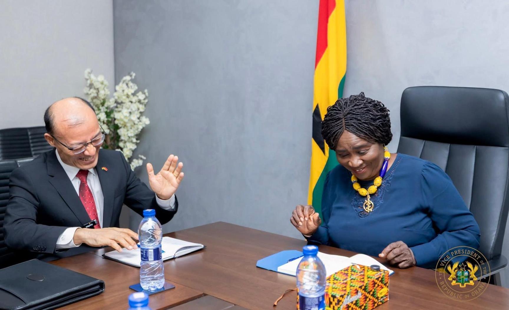 Vice President Opoku-Agyemang Bids Farewell to Ambassador - Ghana