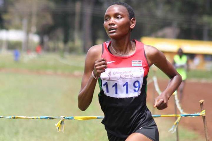 Cherono the star attraction in Venta De Banos cross country - kenya