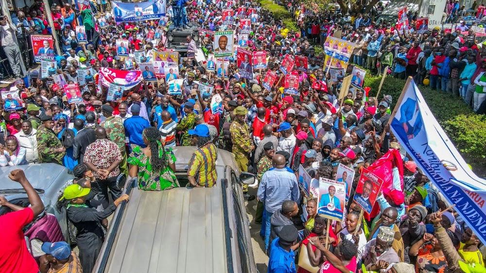 Karua takes Azimio campaigns to Laikipia County - kenya
