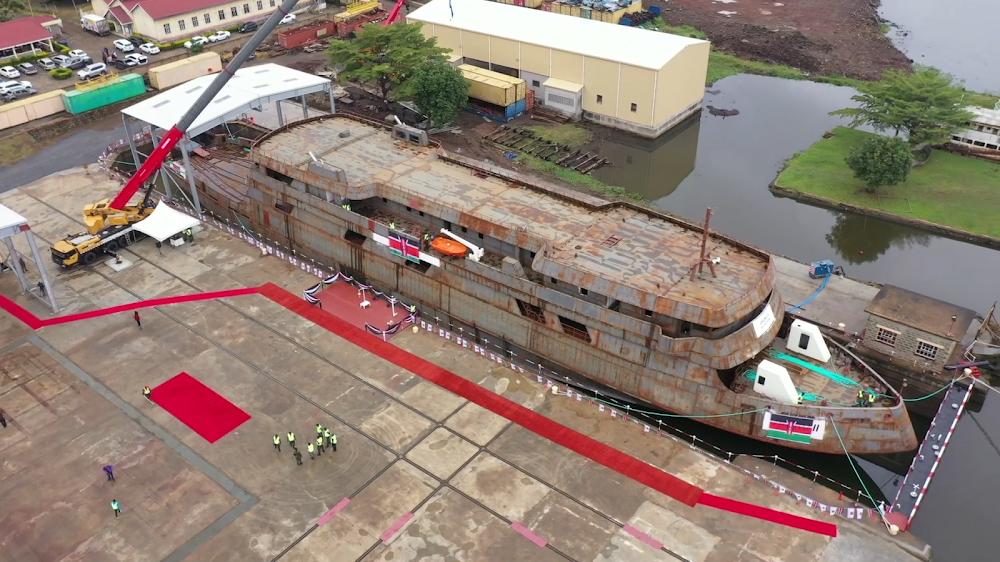 Historic first Kenyan built ship floats in lake Victoria - kenya