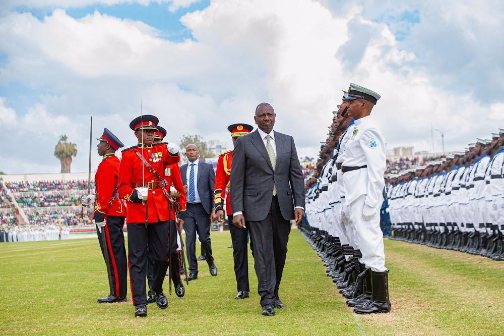 Ruto, First lady arrive for Jamhuri Day celebrations - kenya