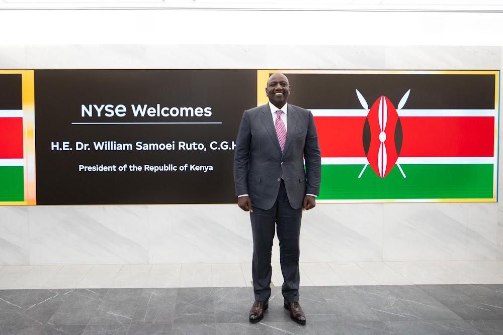 Ruto rings closing bell at New York Stock Exchange - kenya