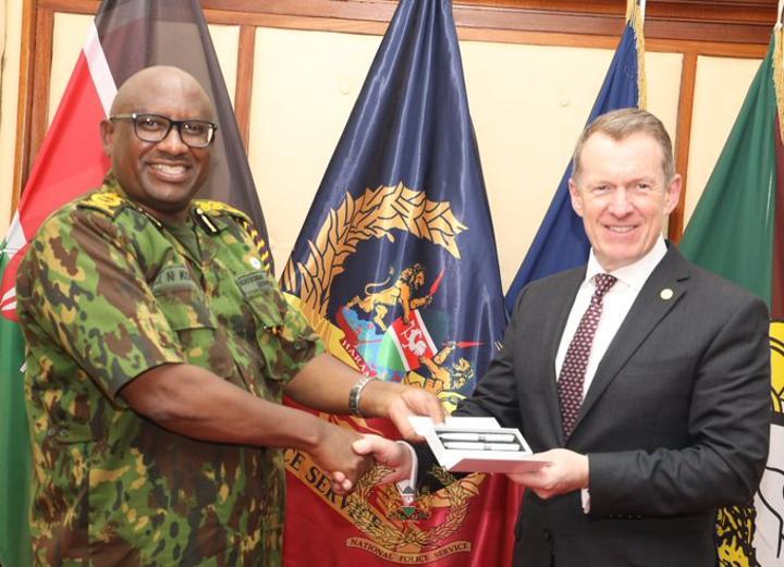 [PHOTOS] IG Koome holds talks with Interpol Police Chief - kenya