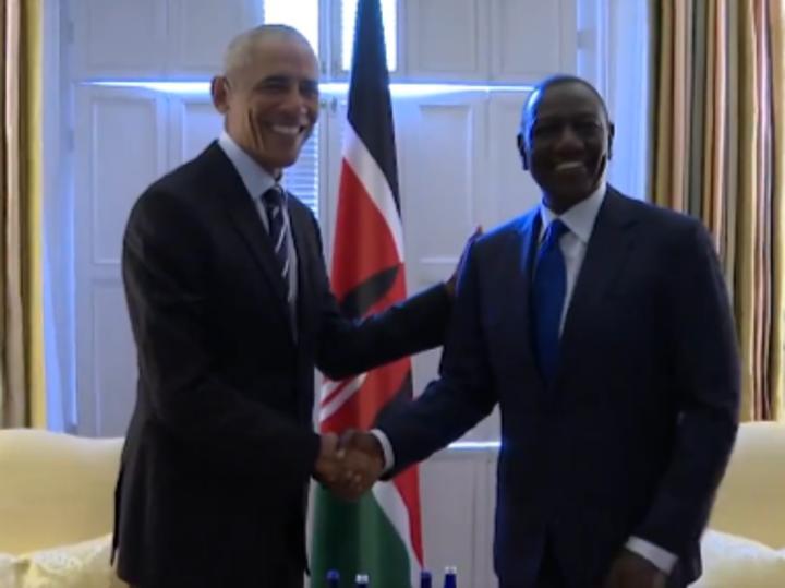 Obama meets Ruto at Blair House - kenya