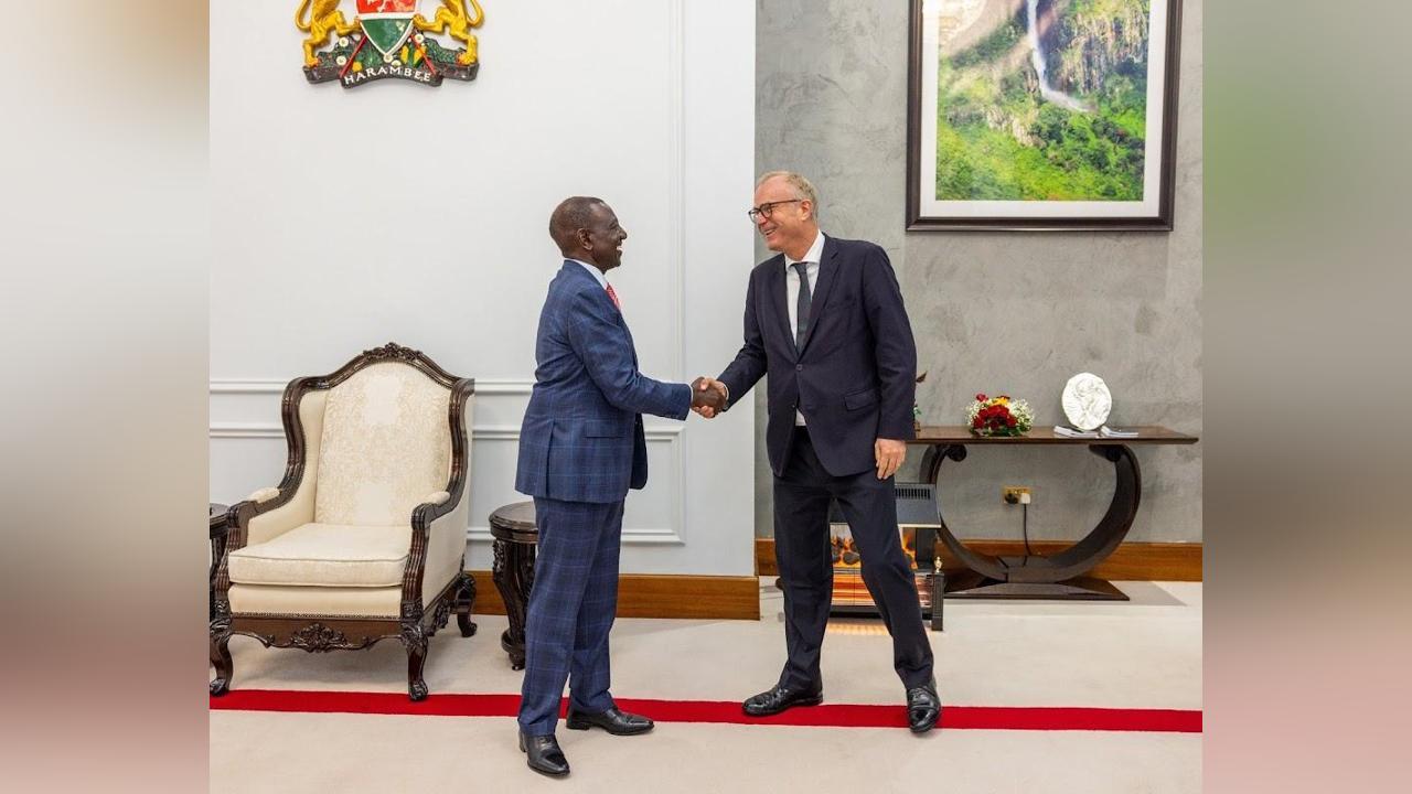 Ruto bids farewell to Switzerland Ambassador to Kenya - kenya
