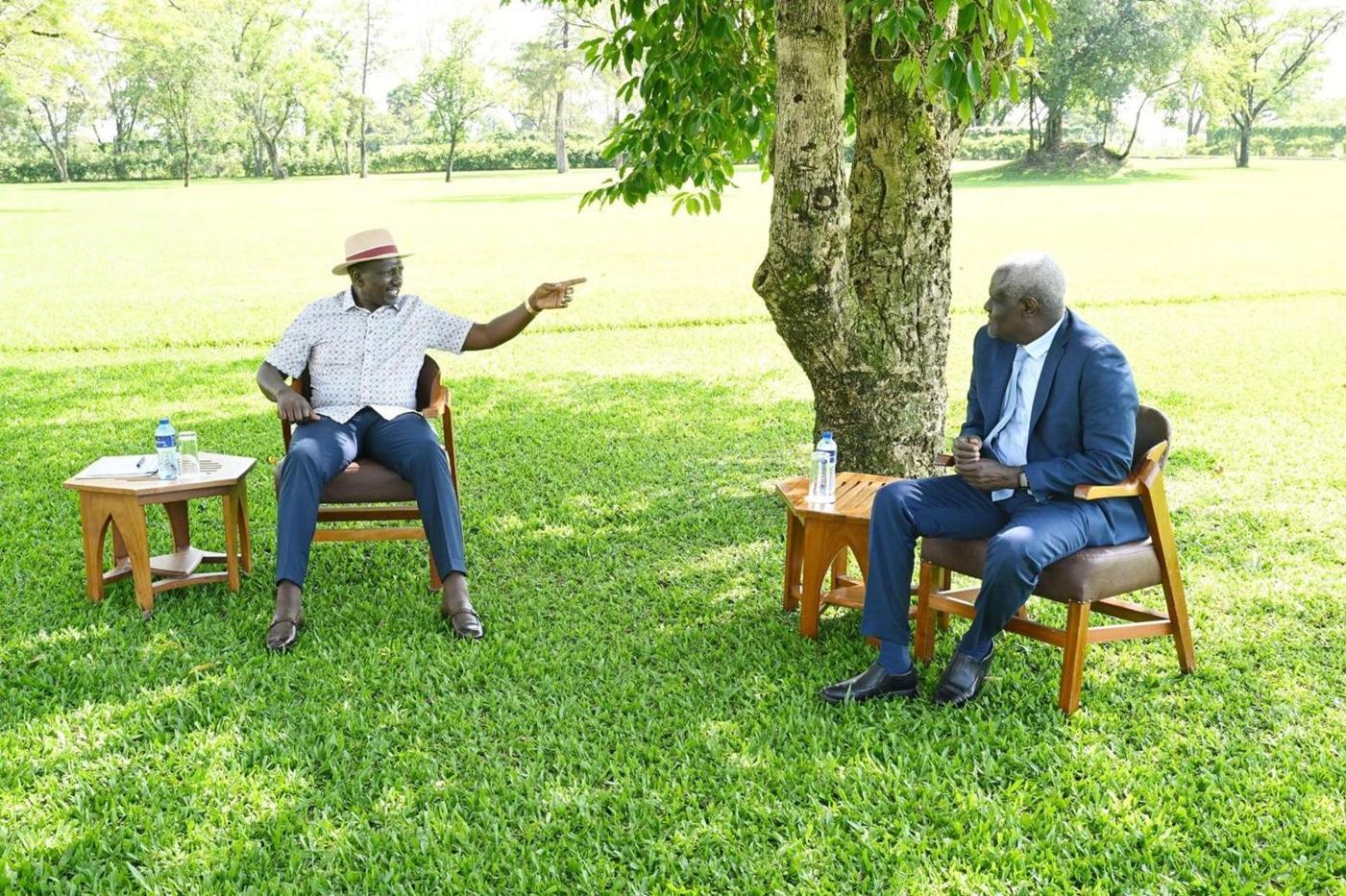 Ruto hosts AUC chairperson Moussa Faki in Kilgoris - kenya