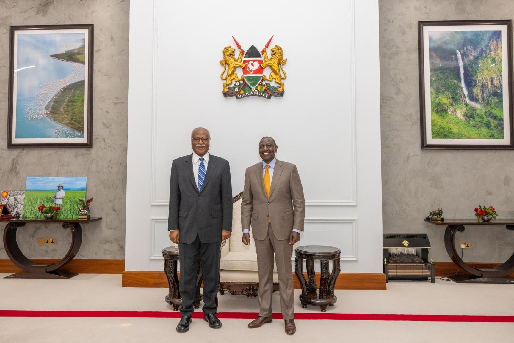President Ruto meets UN General Assembly President, Yang - kenya