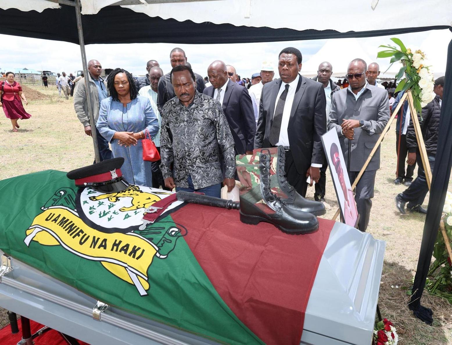 Leaders pay tribute to fallen Kenyan police officer Samuel Kaetuai - kenya