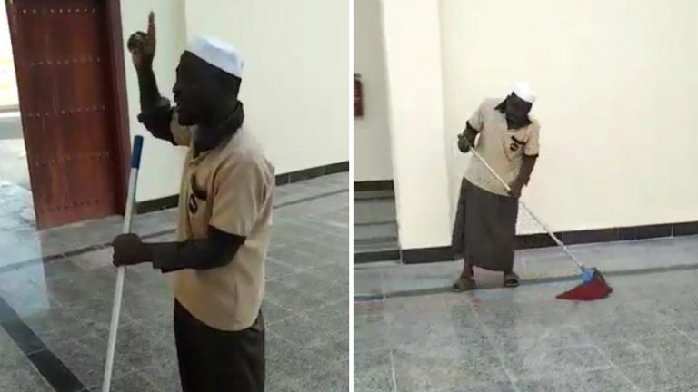 Mosque Cleaner Beautifully Recites Qur’an - Lesotho
