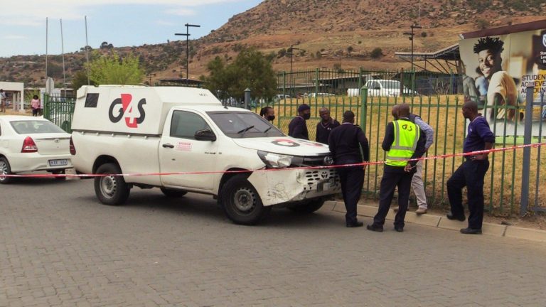 G4S vehicle robbed - Lesotho