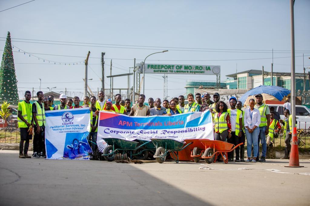 APM Terminals Liberia Impacts Communities With Clean Up, Donation ...