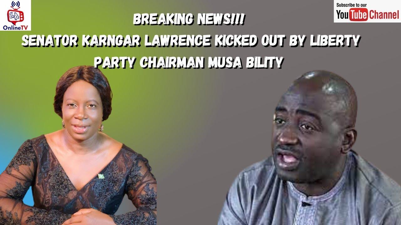 Senator Karngar Lawrence kicked out by Liberty Party Chairman Musa ...
