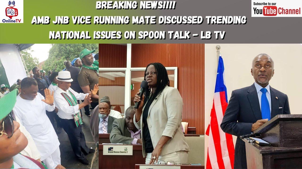 Amb JNB Vice Running Mate Discussed Trending National Issues on Spoon ... Amb JNB Vice Running Mate Discussed Trending National Issues on Spoon ...