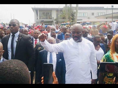 Former President George Weah and other Party Leaders arrived at CDC ...
