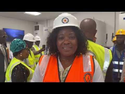 President and Mrs. Boakai tour the Mount Coffee Hydropower - Liberia