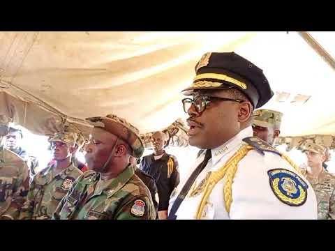 Joint Security Kickoff Paramilitary Training at the SKD Sports Complex ...