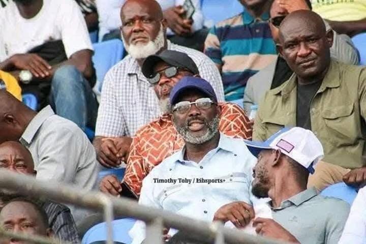 George Weah Returns to Local Football Scene, Watches FC Fassell vs ...
