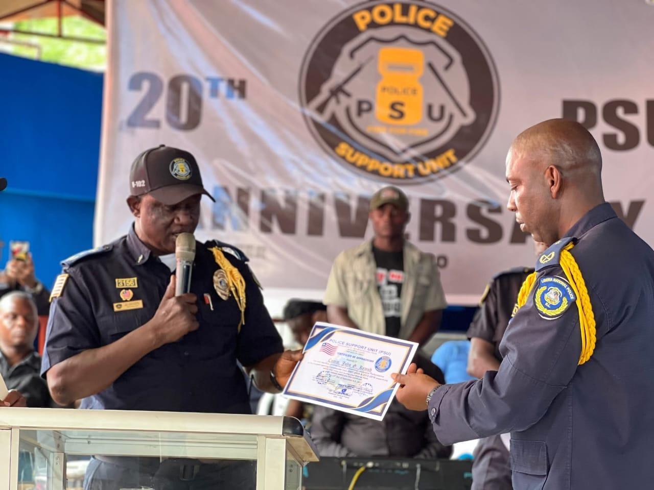 LNP Deputy IG Celebrates 20 Years of Service - Liberia