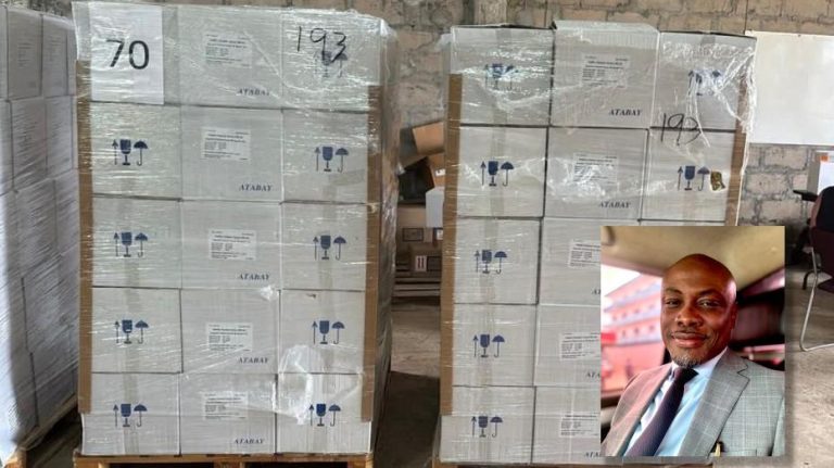 Rep Wongbe Donates Medical Supplies to Nimba District 9 - Liberia