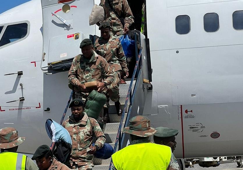 Second South African combat group arrives in Cabo Delgado - Mozambique