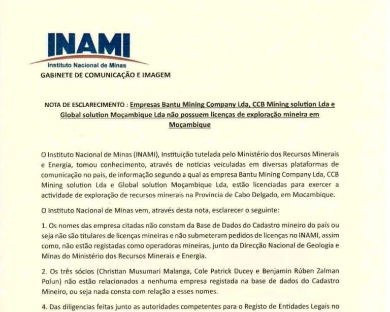 Congolese plotters did not have any Mozambican mining license - Mozambique