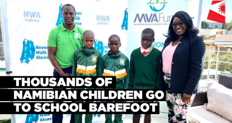 Thousands of Namibian children go to school barefoot - Namibia