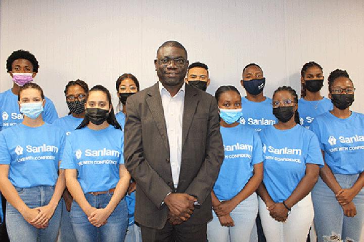 Taking on the corporate world through Sanlam - Namibia