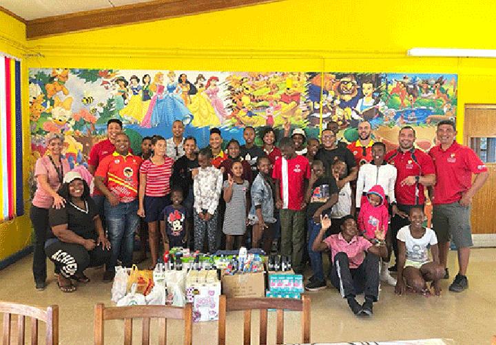 Unam rugby club donates to Dagbreek School - Namibia