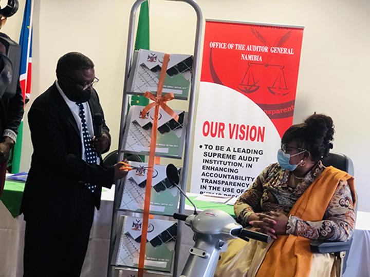 Auditor general’s office launches braille booklet - Namibia
