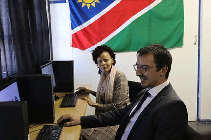 TIKA installs computer lab at Keetmanshoop - Namibia