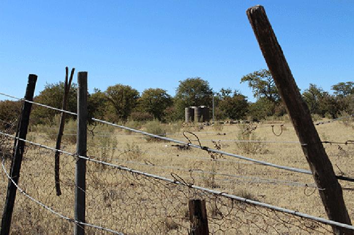 Etosha fence upgrade in progress - Namibia