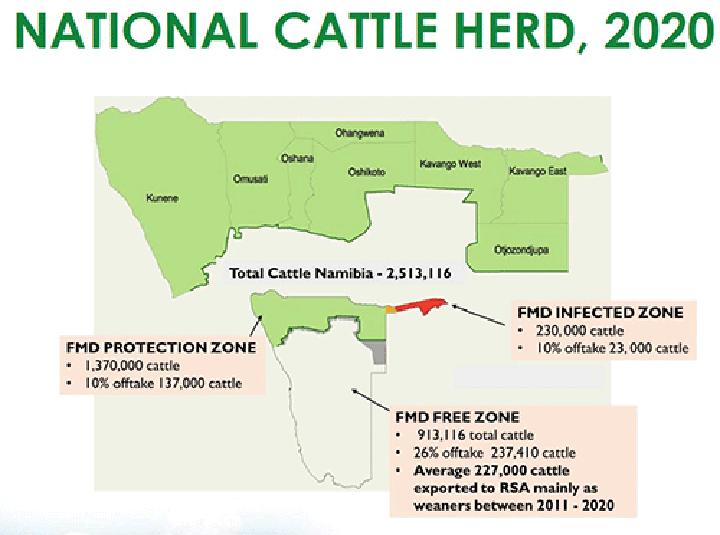 Farmers call for FMD-free zone expansion - Namibia