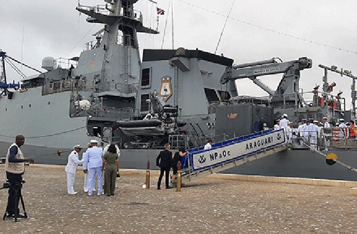 Brazilian naval ship visits Walvis Bay - Namibia