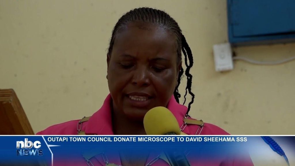 Outapi Town Council donates microscope to David Sheehama Senior ...
