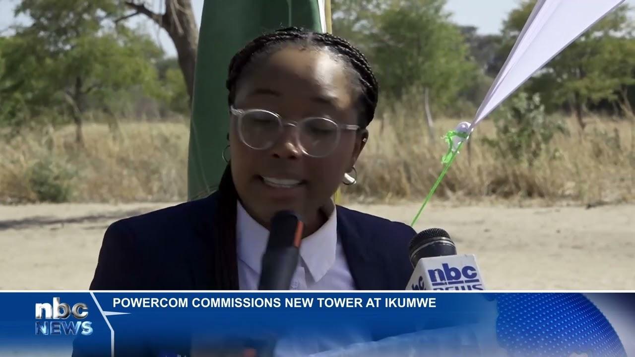 PowerCom commissions new tower at Ikumwe - Namibia