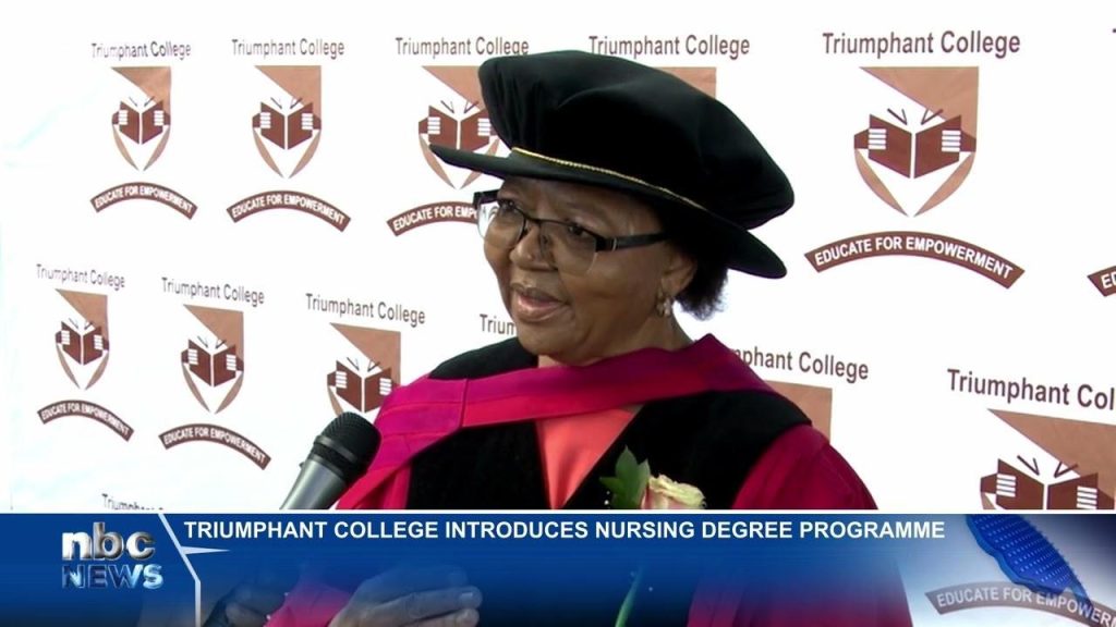 Triumphant College introduces nursing degree programme - Namibia