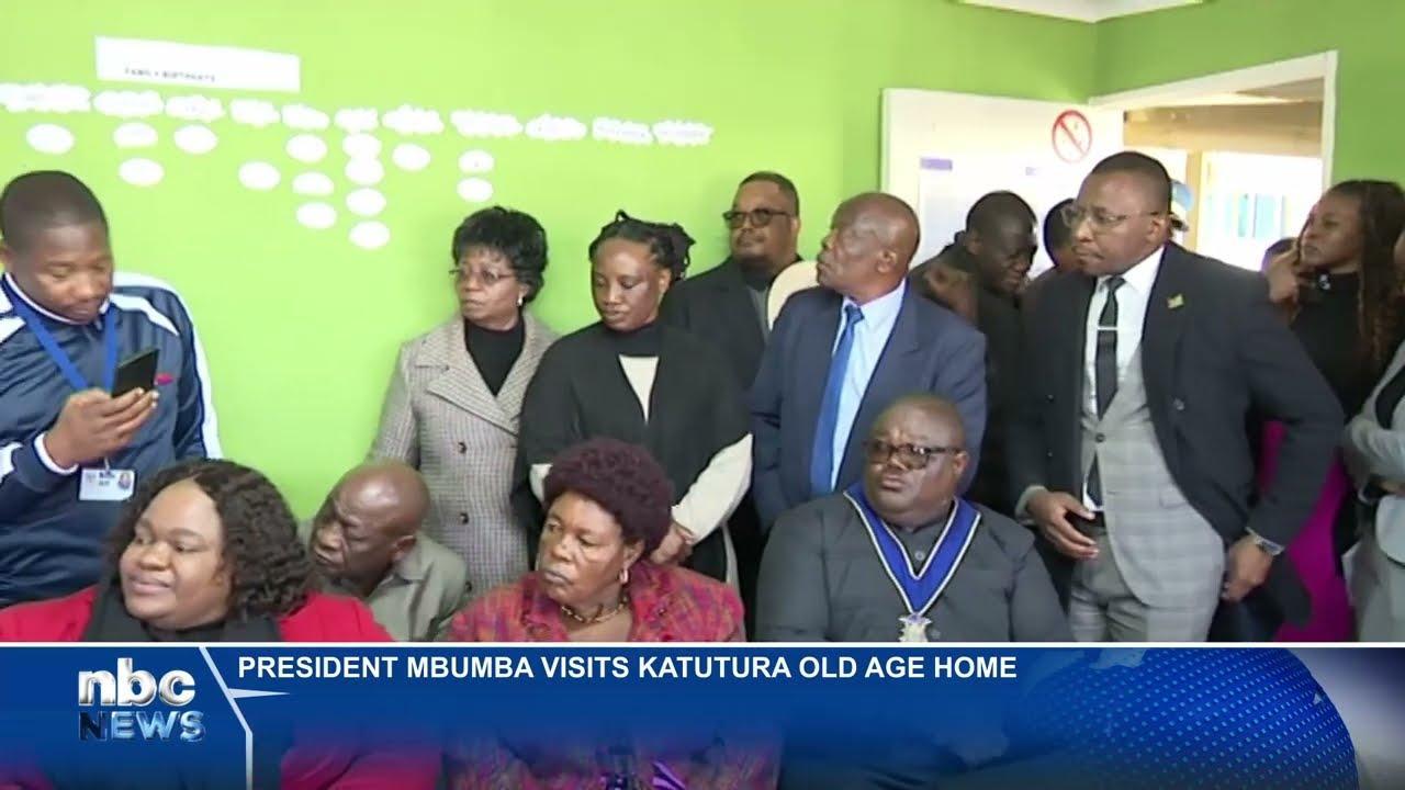 President Mbumba visits elderly - Namibia