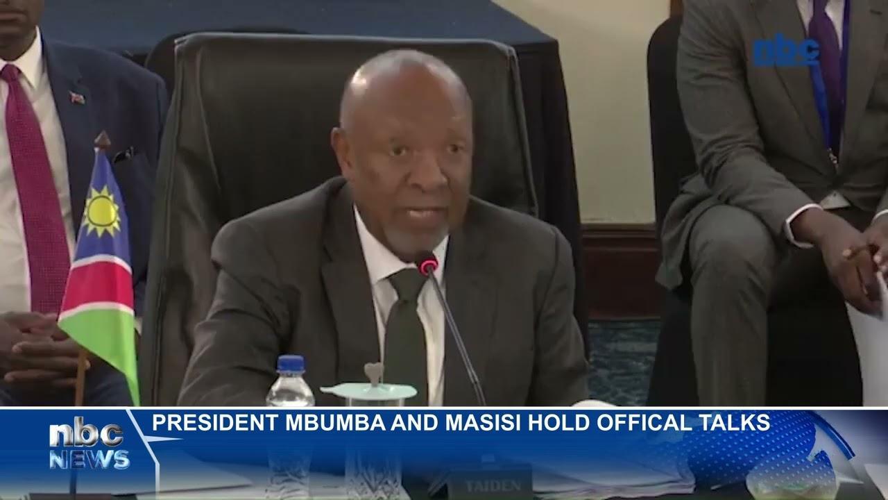 President Mbumba and President Masisi hold official talks - Namibia