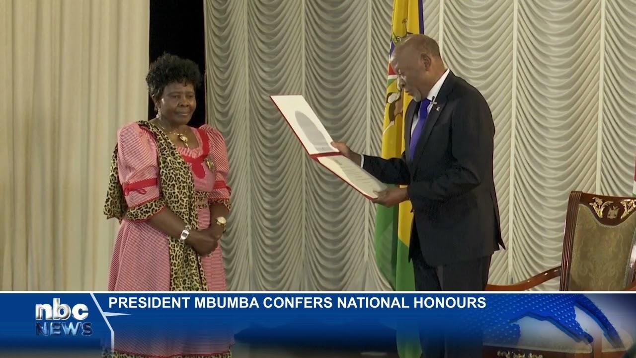 President Mbumba confers national honours - Namibia