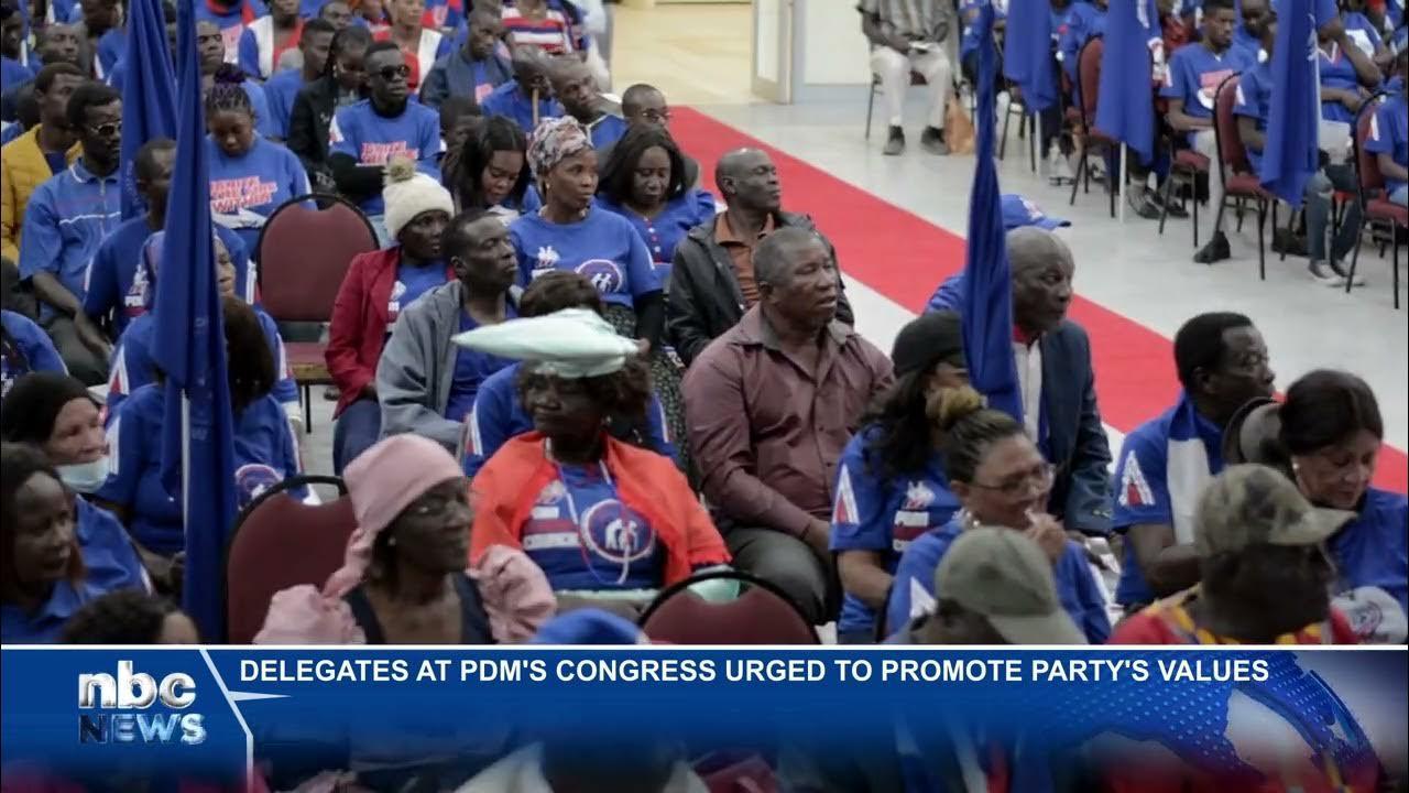Delegates at PDM's congress urged to promote party's values - Namibia